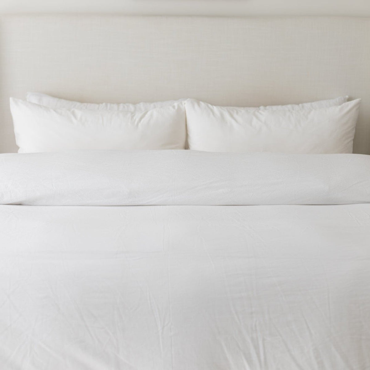 White Duvet Cover - King – Woven Nook